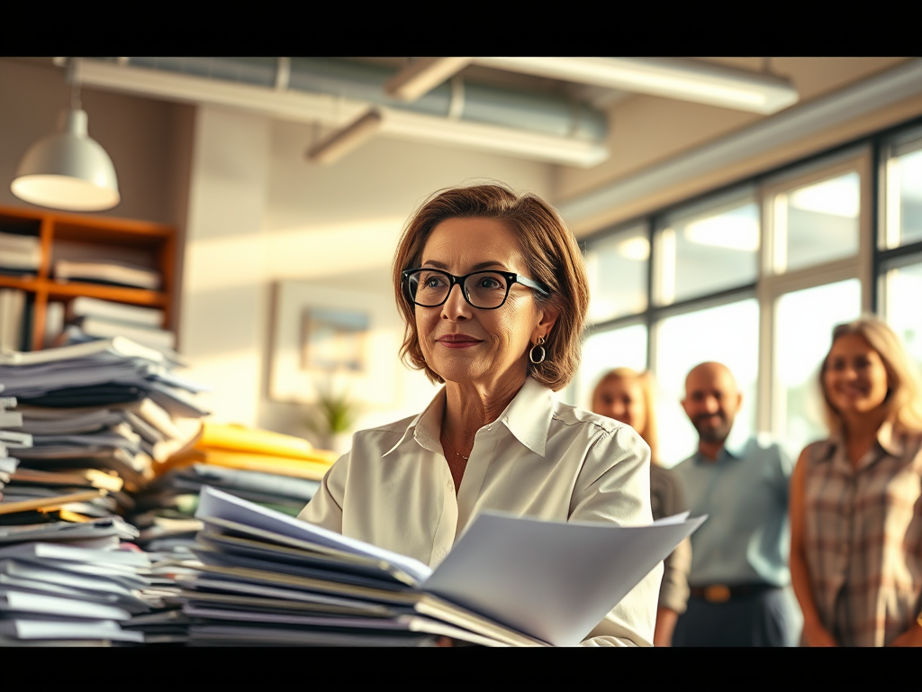 realtor-buried-in-paperwork-or-showing-multiple-clients-a-home | the ...